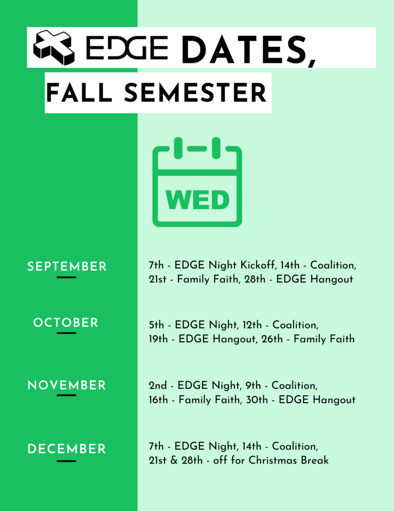 Edge: Middle School Youth Ministry | St. Margaret Mary Church